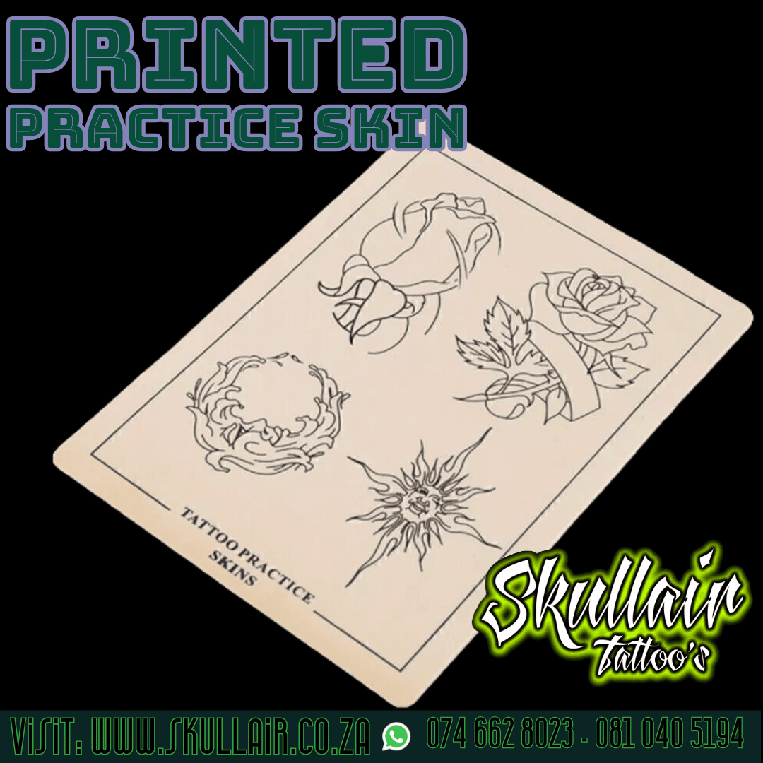 Practice Skin Printed latex tattoo