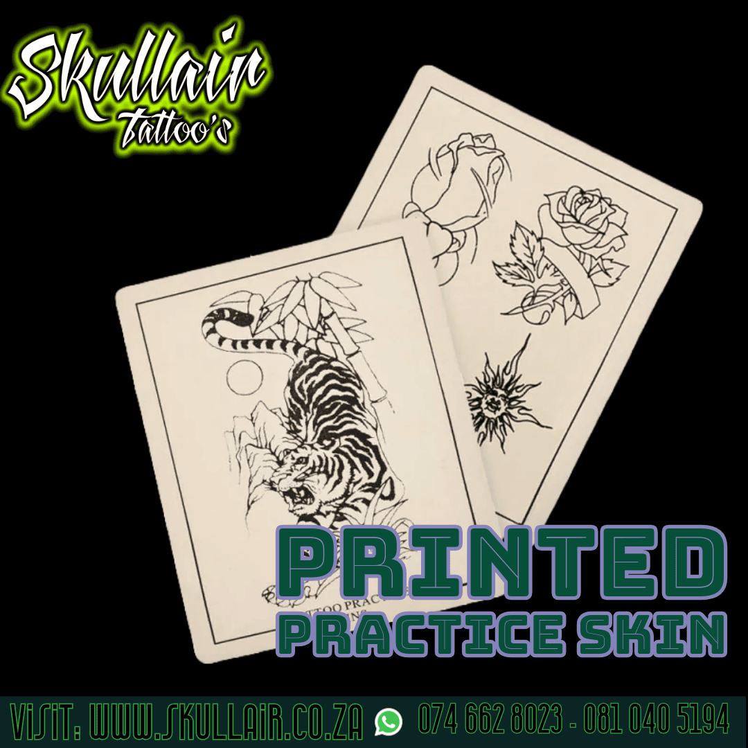 Practice Skin Printed latex tattoo